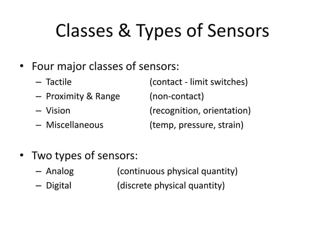 Chapter 2 - Sensors Actuators Microcontrollers.pptx | Technology ...