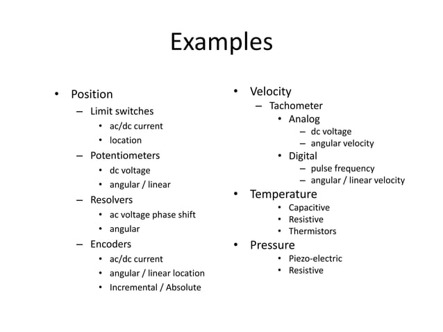 Chapter 2 - Sensors Actuators Microcontrollers.pptx | Technology ...