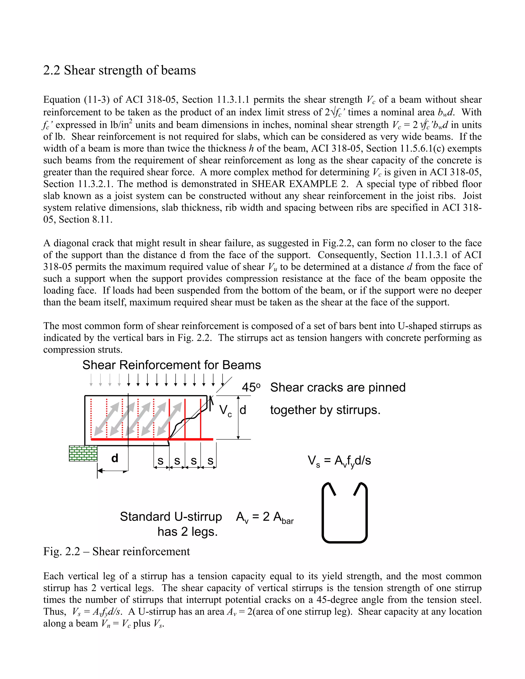Chapter 2 shear design | PDF