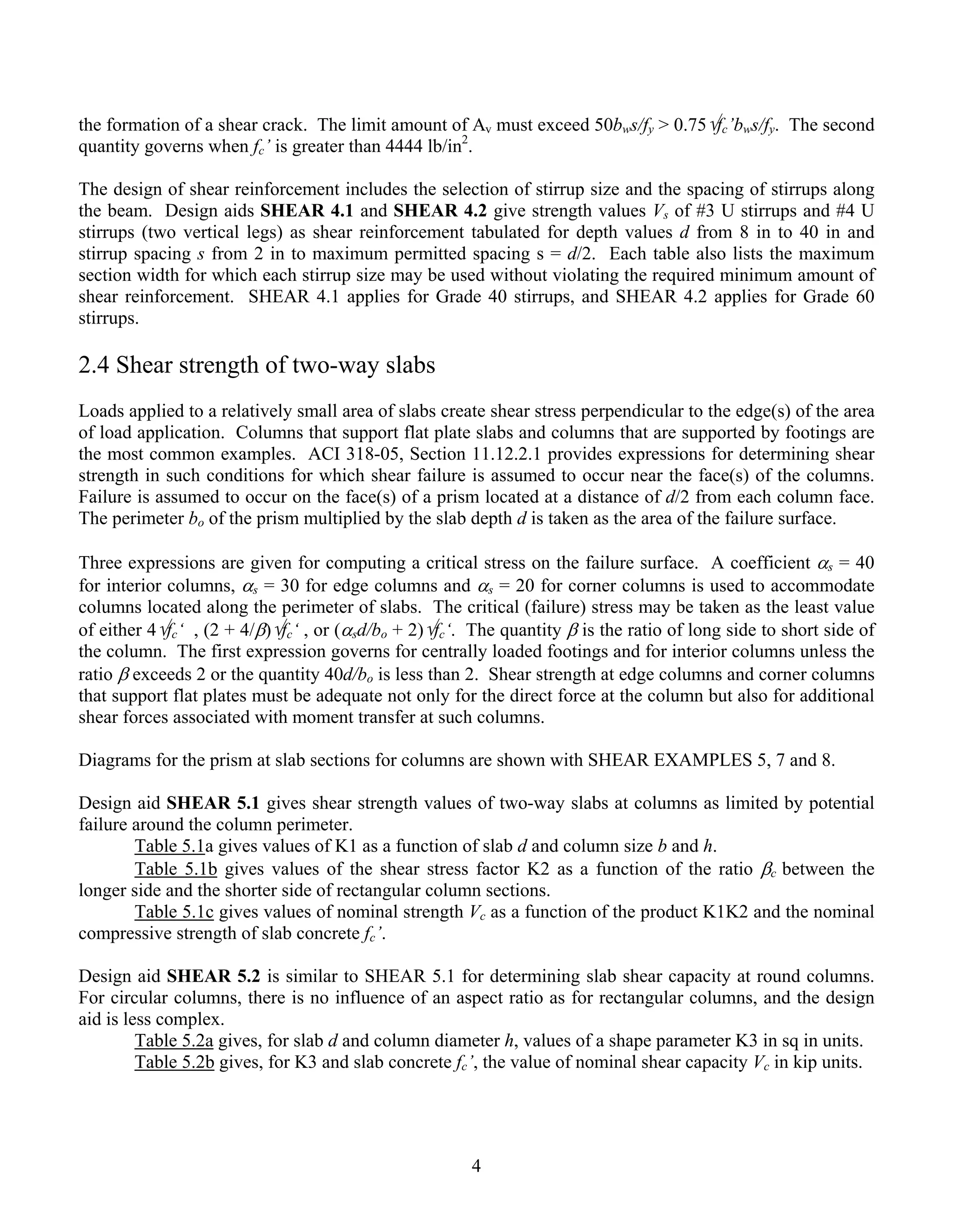 Chapter 2 shear design | PDF