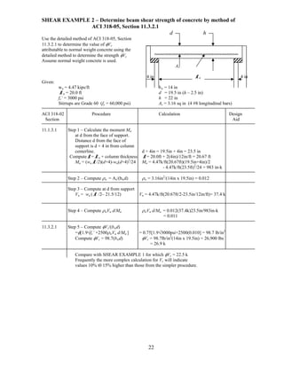 Chapter 2 shear design | PDF