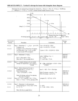 Chapter 2 shear design | PDF
