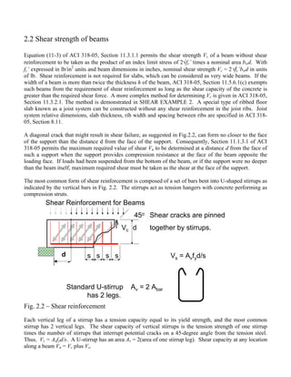 Chapter 2 shear design | PDF