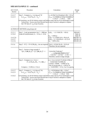 Chapter 2 shear design | PDF