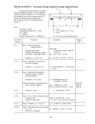 Chapter 2 shear design | PDF