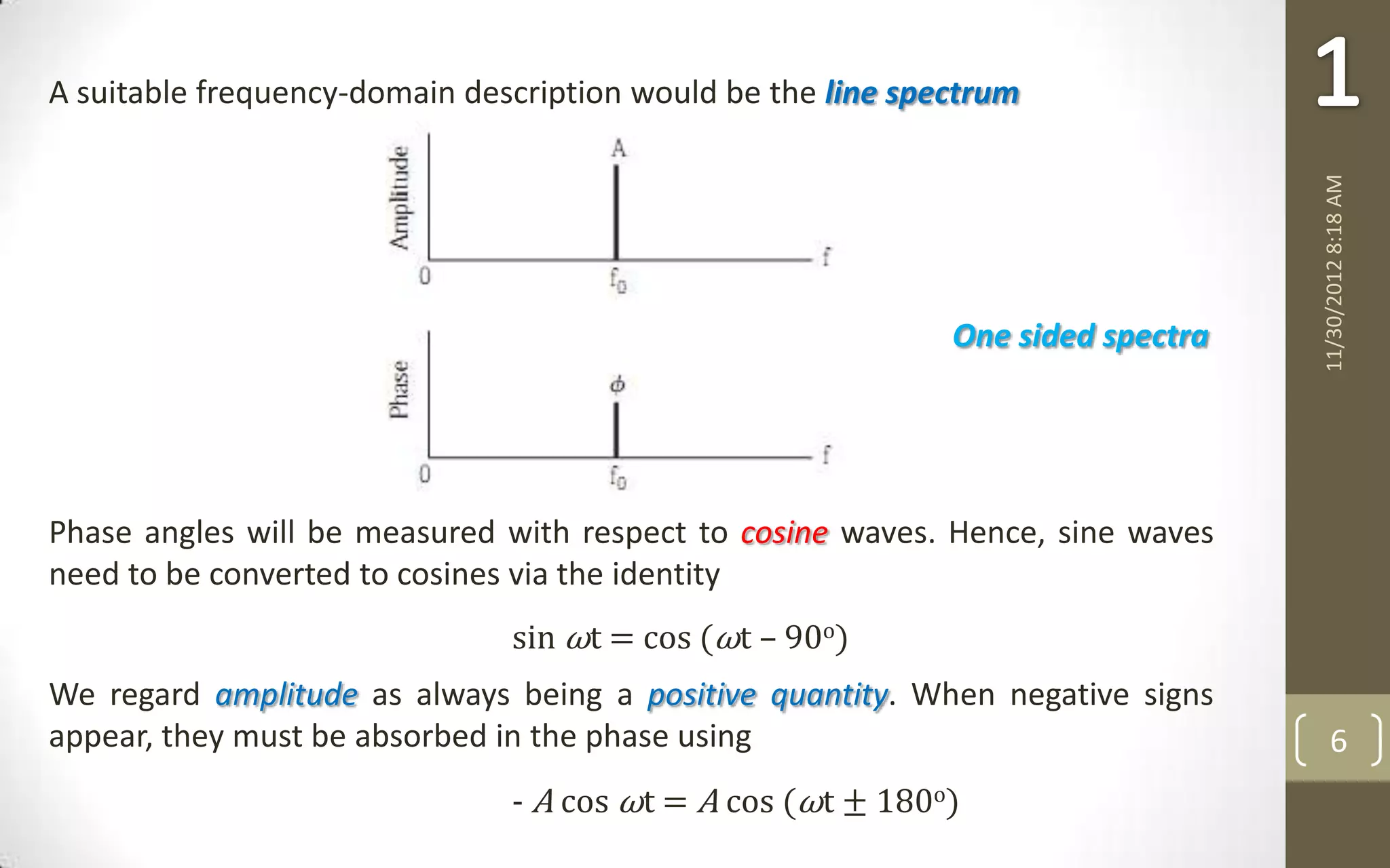 Chapter 2 signals and spectra, | PPSX