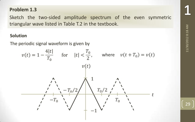 Chapter 2 signals and spectra, | PPSX