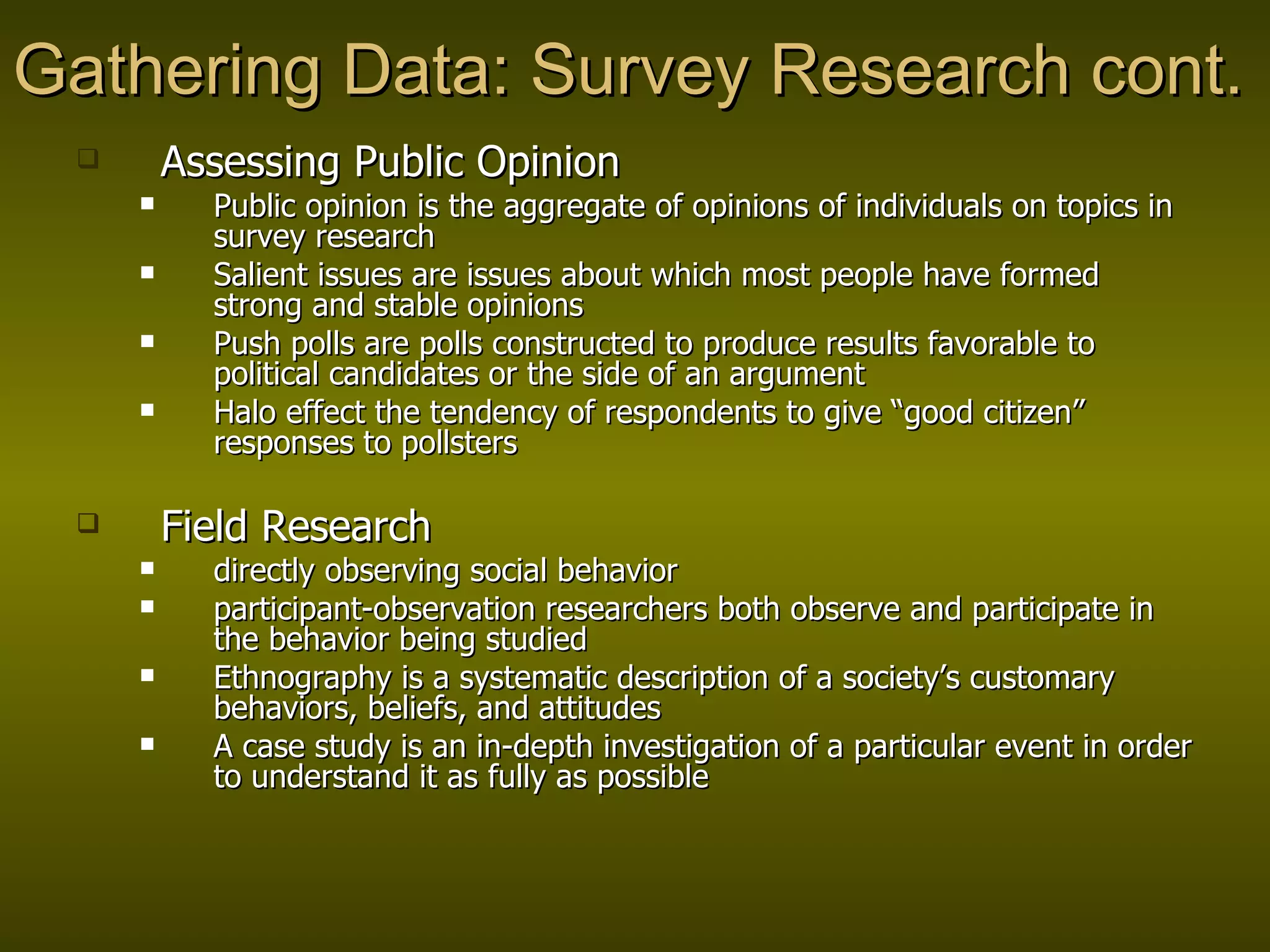Chapter 2 Social Sciences Andthe Scientific Method Ppt