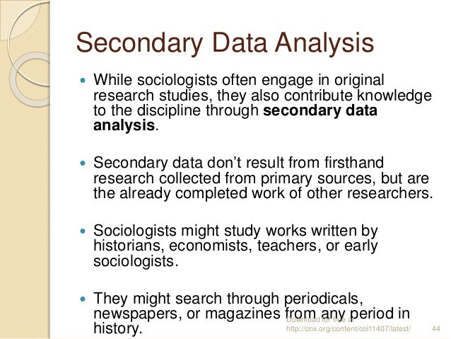 Chapter 2 sociological research