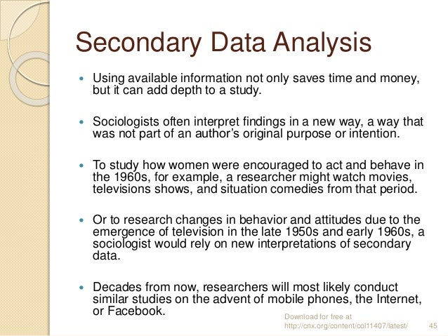 Chapter 2 sociological research