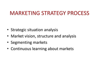 Chapter 2 strategic marketing | PPTX