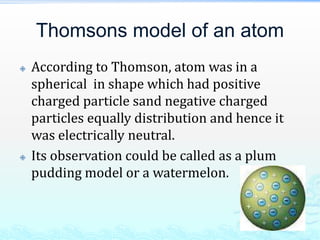 Chapter 2 structure of atom class 11 | PPTX