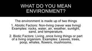 Chapter 2 - The Environment and Organisms.pptx