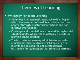 Theories of Learning | PPTX