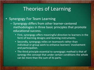 Theories of Learning | PPTX