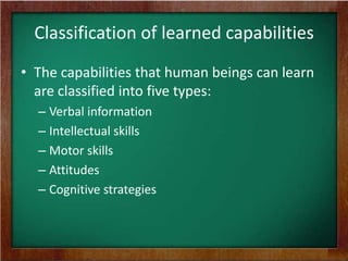 Theories of Learning | PPTX