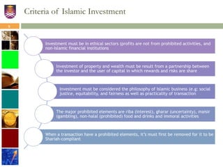 Chapter 2 The Principles of Islamic Investment | PPTX