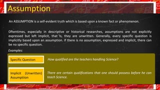 CHAPTER 2 - THE RESEARCH PROBLEM | PPTX | Educational Assessment ...