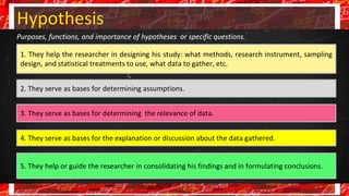 CHAPTER 2 - THE RESEARCH PROBLEM | PPTX | Educational Assessment | Education