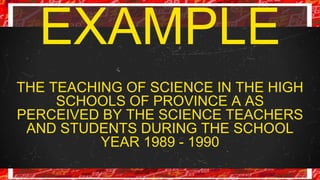 CHAPTER 2 - THE RESEARCH PROBLEM | PPTX | Educational Assessment ...