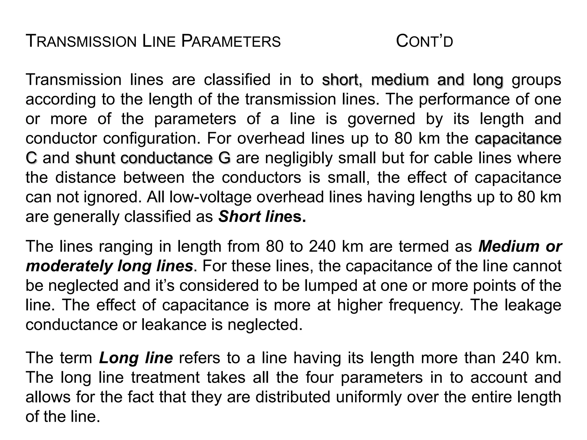 Chapter 2 transmission line parameters | PPT