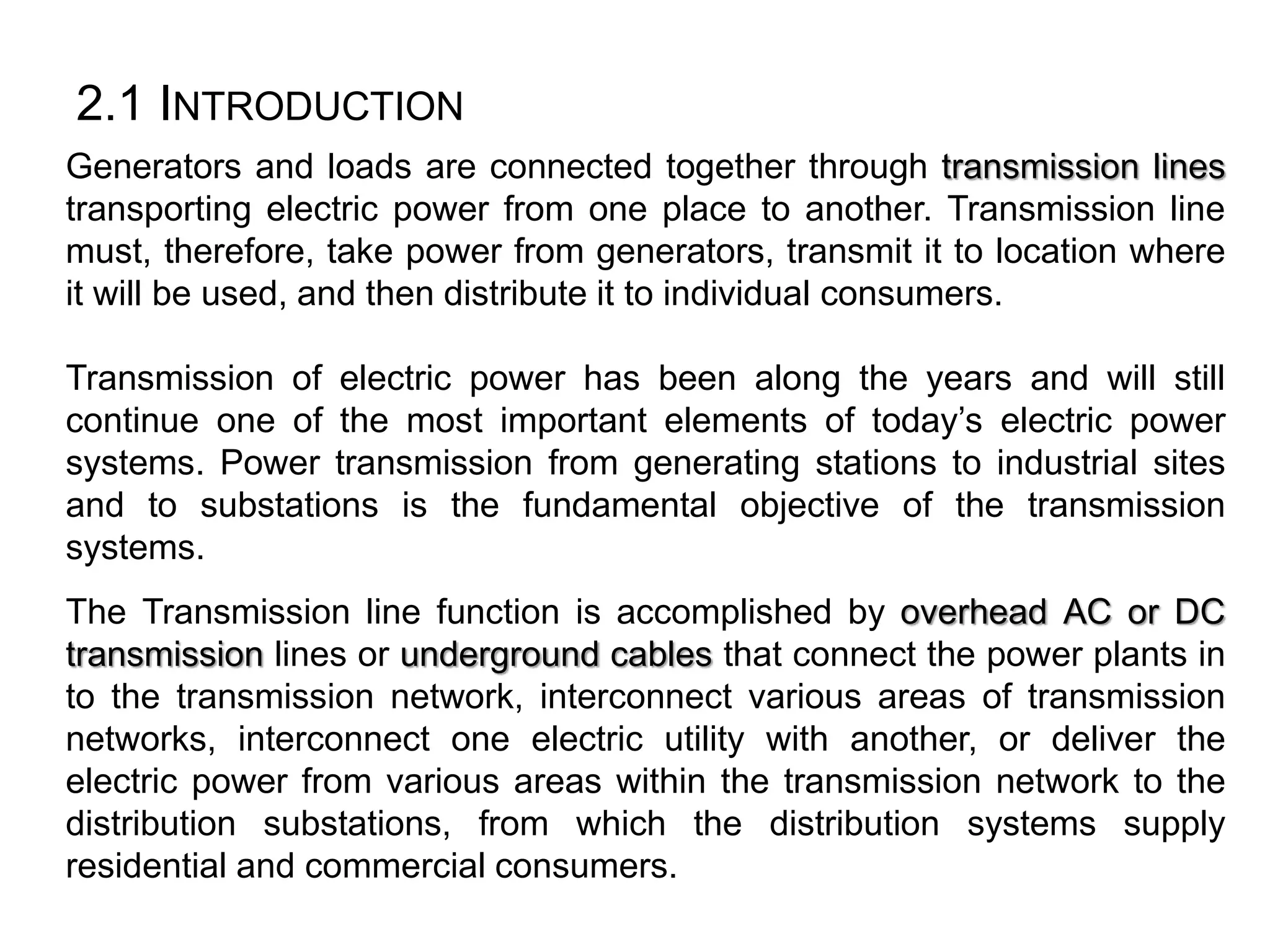 Chapter 2 transmission line parameters | PPT