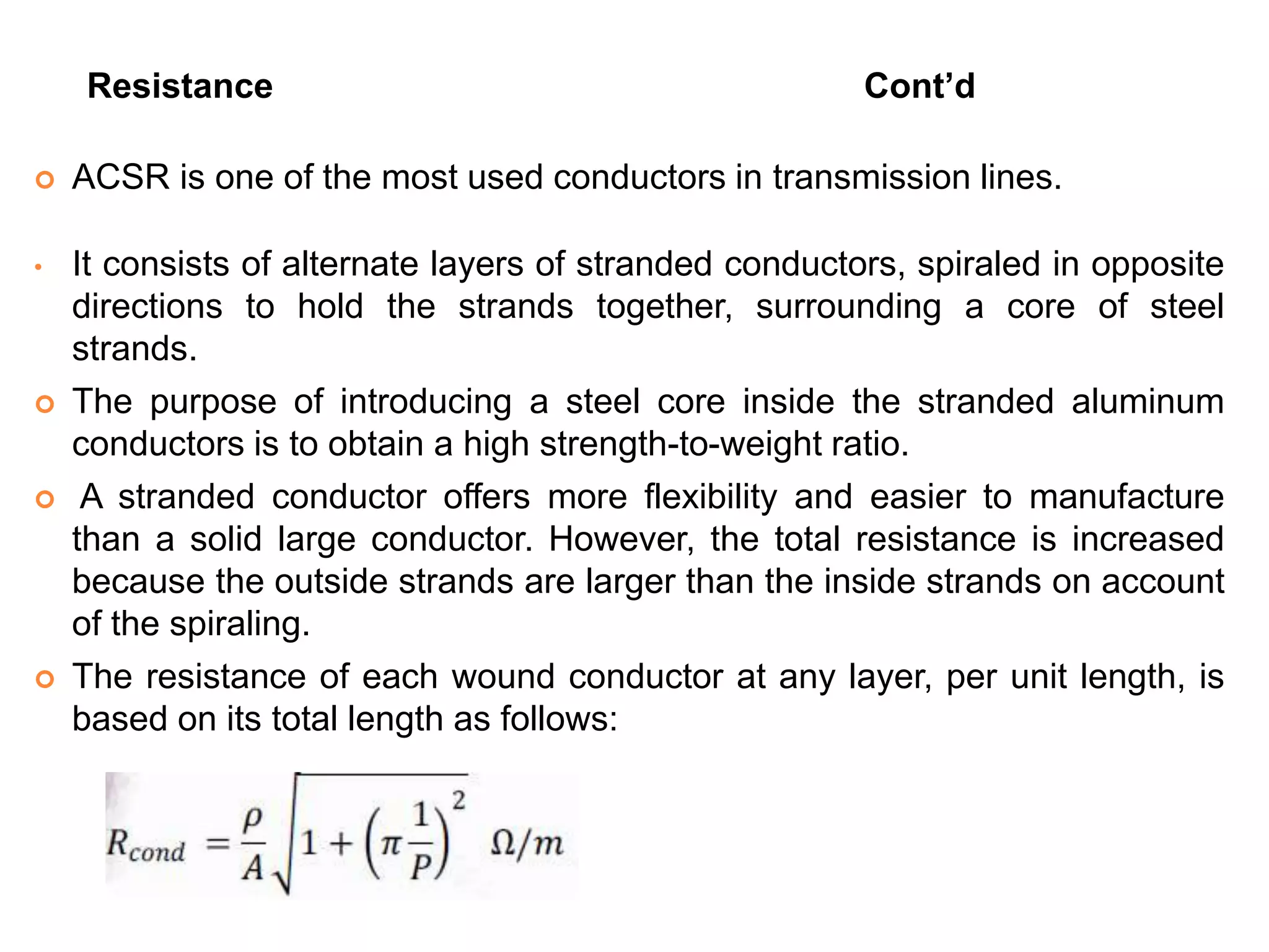 Chapter 2 transmission line parameters | PPT