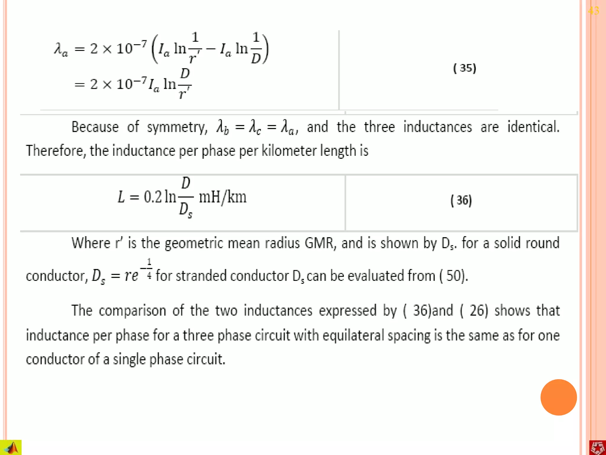 Chapter 2 transmission line parameters | PPT