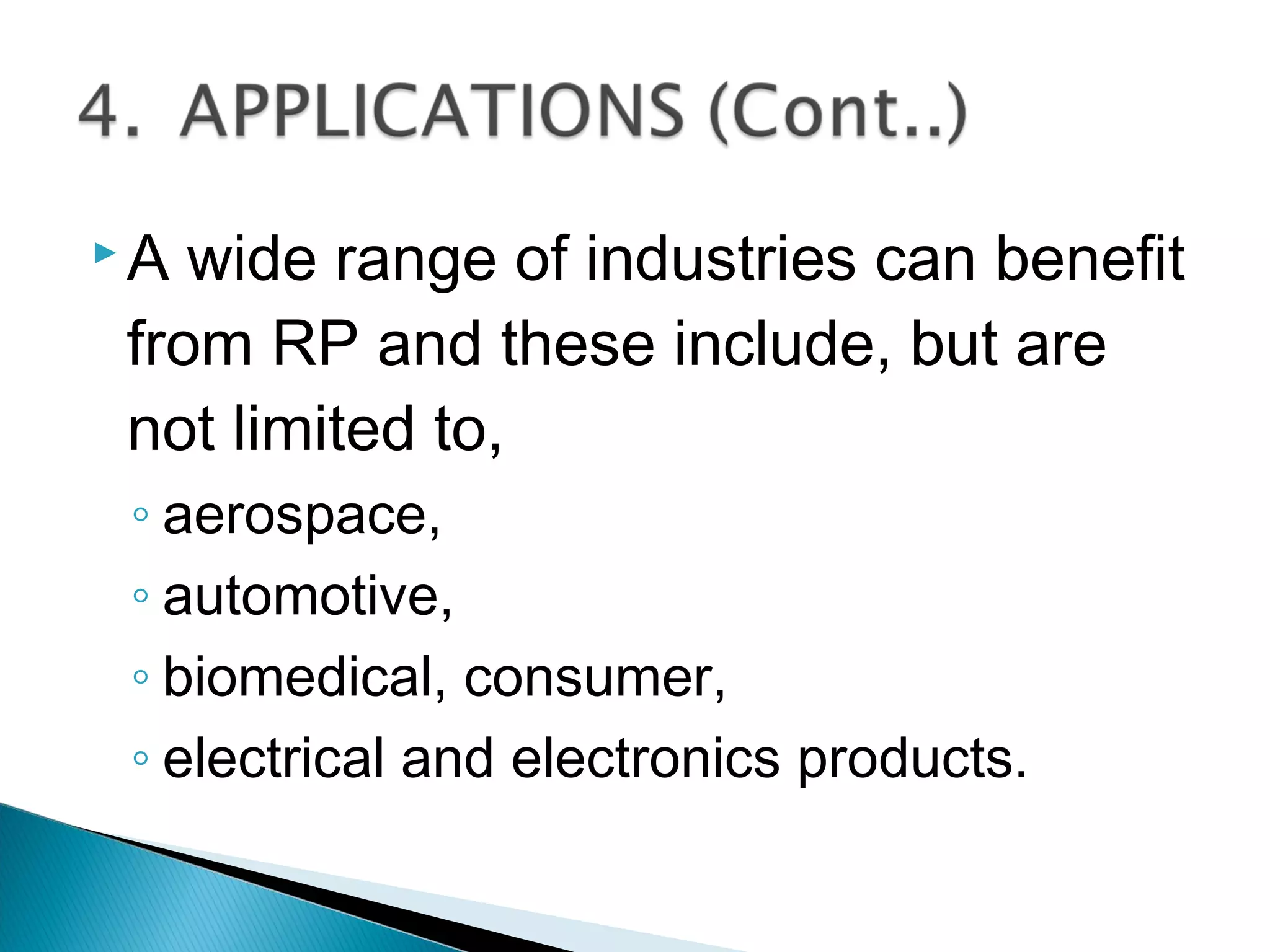 TYPES OF RAPID PROTOTYPING - ADDITIVE PROCESS | PPT