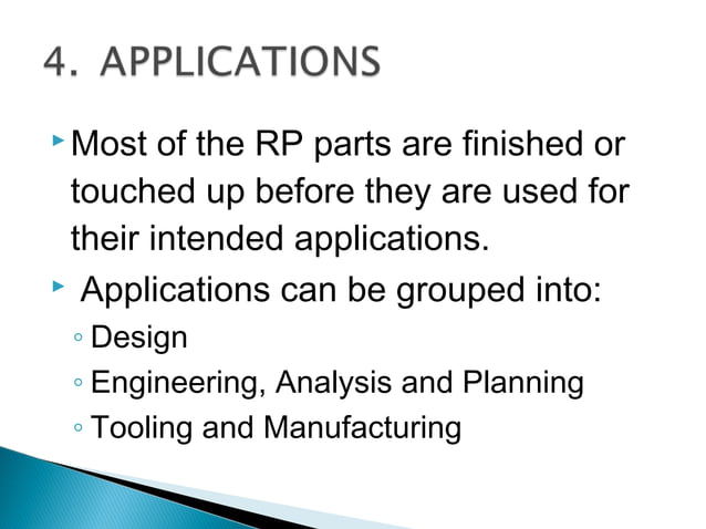 TYPES OF RAPID PROTOTYPING - ADDITIVE PROCESS | PPT | Technology & Computing