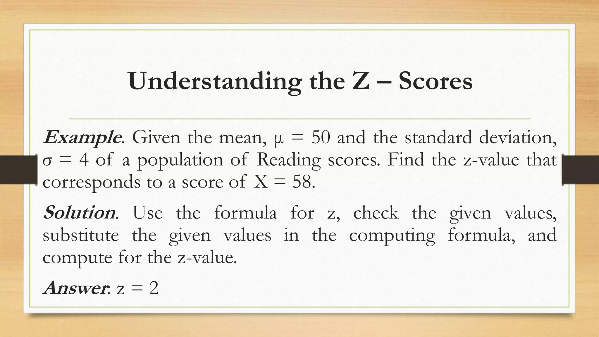 Chapter 2 understanding the normal curve distribution | PPTX