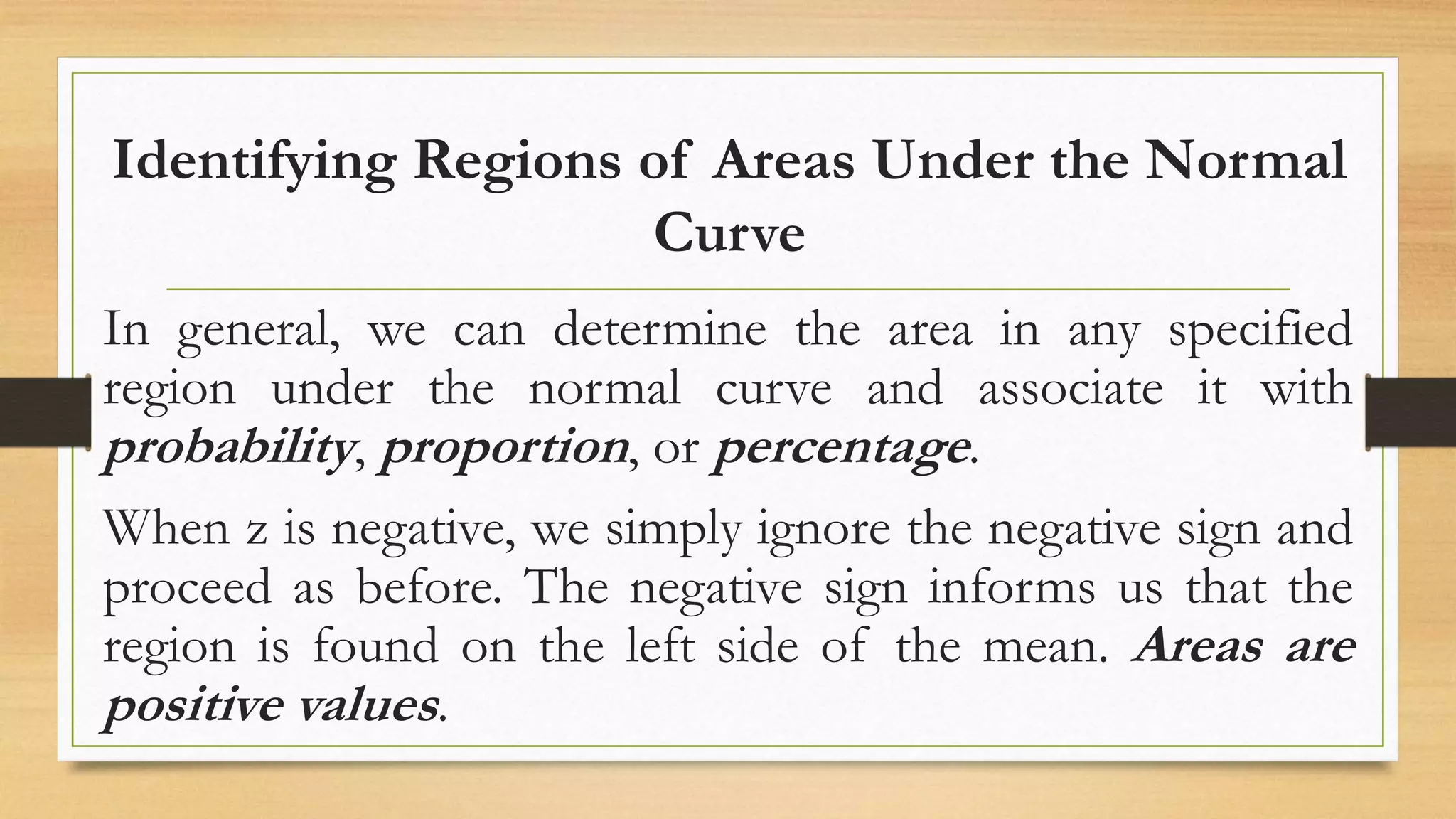 Chapter 2 understanding the normal curve distribution | PPTX