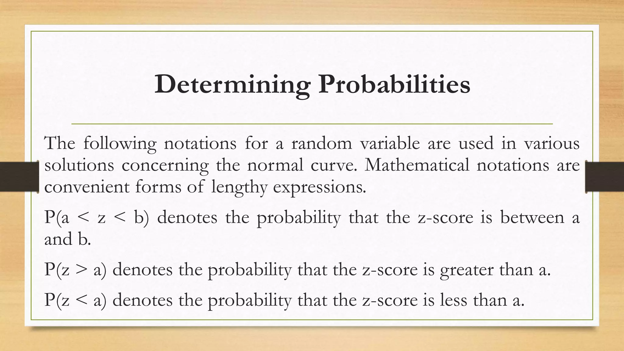 Chapter 2 understanding the normal curve distribution | PPTX