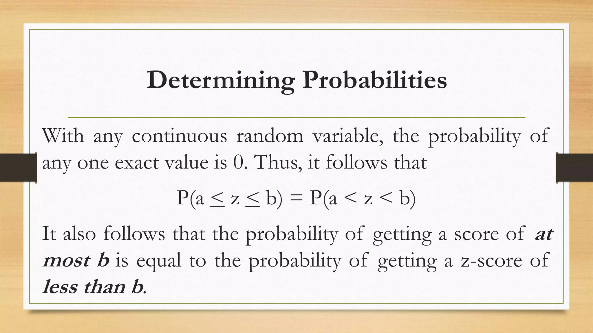 Chapter 2 understanding the normal curve distribution | PPTX