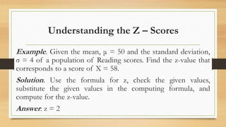 Chapter 2 understanding the normal curve distribution | PPTX