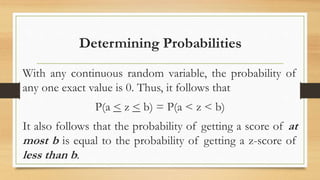Chapter 2 understanding the normal curve distribution | PPTX