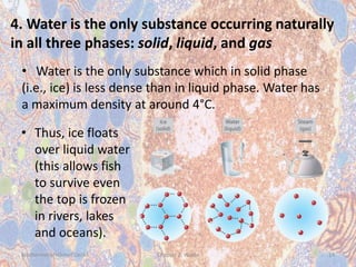 Chapter 2: Water, the unique solvent of life | PPSX