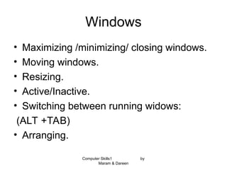 Chapter 2- Introduction to Windows 7.ppt