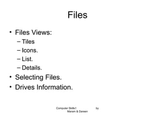 Chapter 2- Introduction to Windows 7.ppt