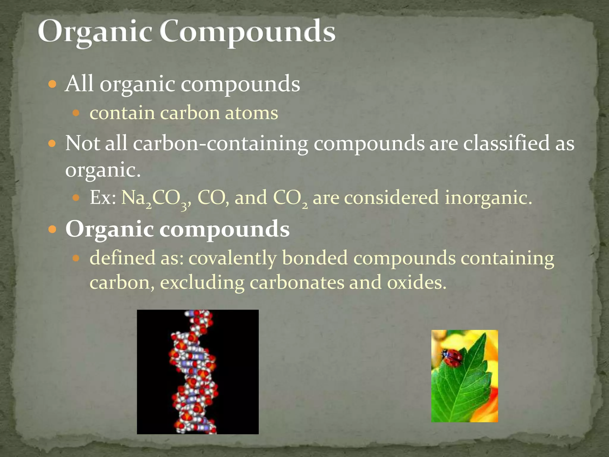 Chapter 20.1 : Introduction to Carbon and Organic Chemistry | PPTX