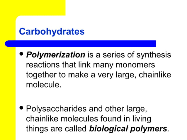 CARBOHYDRATES AND LIPIDS | PPT