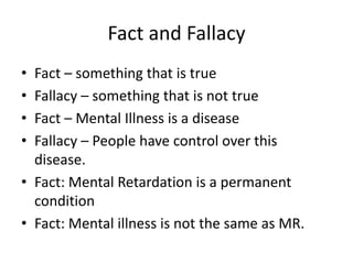 Chapter 20: Mental Health and Mental Illness | PPTX