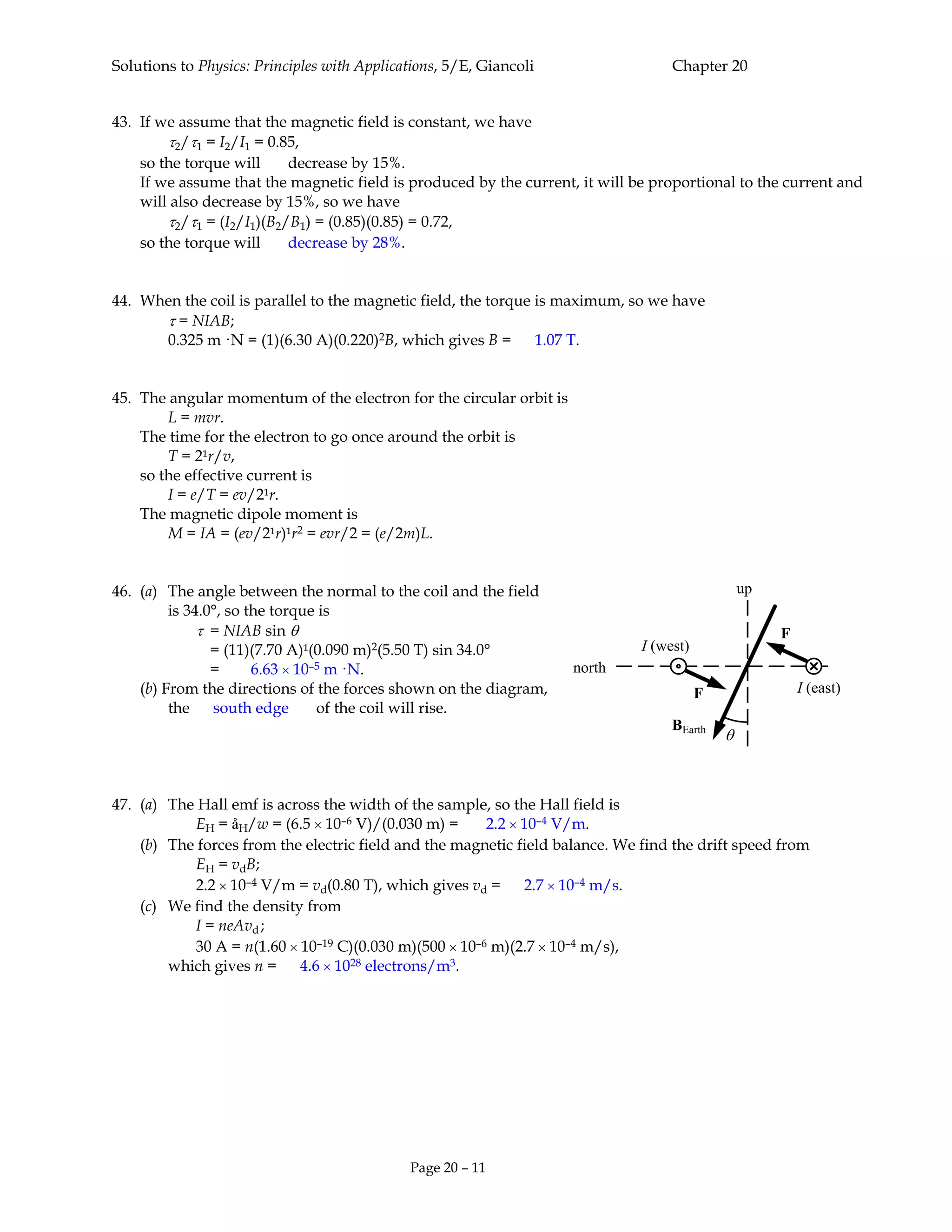 Chapter20 giancoli edisi 5 jawaban fisika | PDF