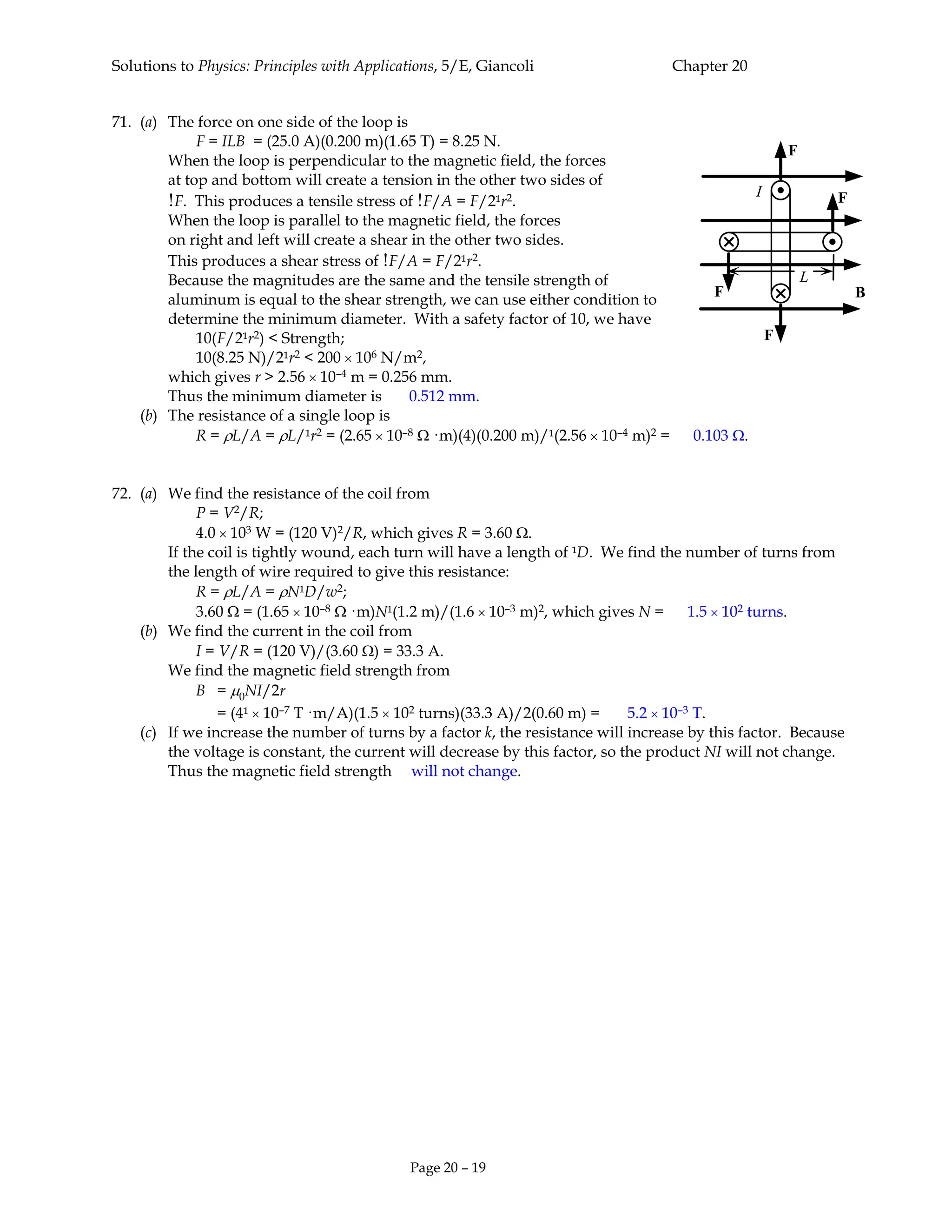 Chapter20 giancoli edisi 5 jawaban fisika | PDF