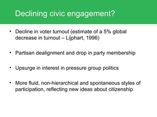 A CRISIS IN POLITICS ? | PPT