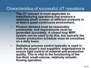 Chapter 20 Production and Inventory Control | PPTX