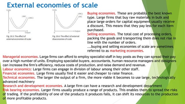Chapter 20 Firms in IGCSE economics presentation | PDF | Mergers and ...