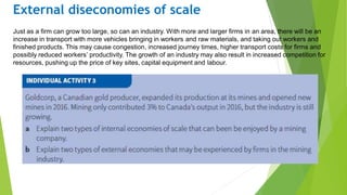 Chapter 20 Firms in IGCSE economics presentation | PDF