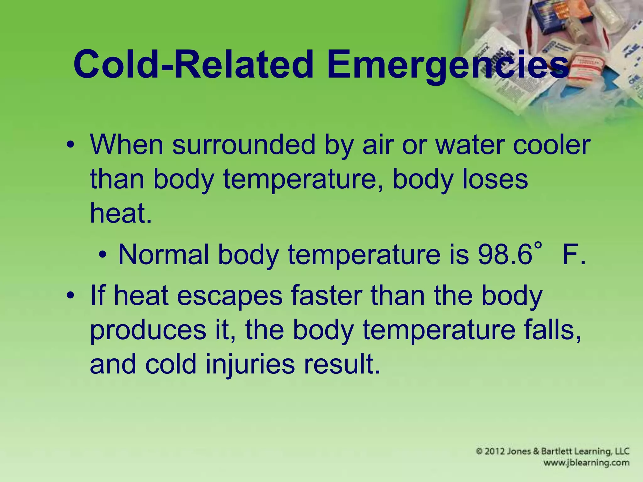 Chapter 20 Cold-Related Emergencies | PPTX