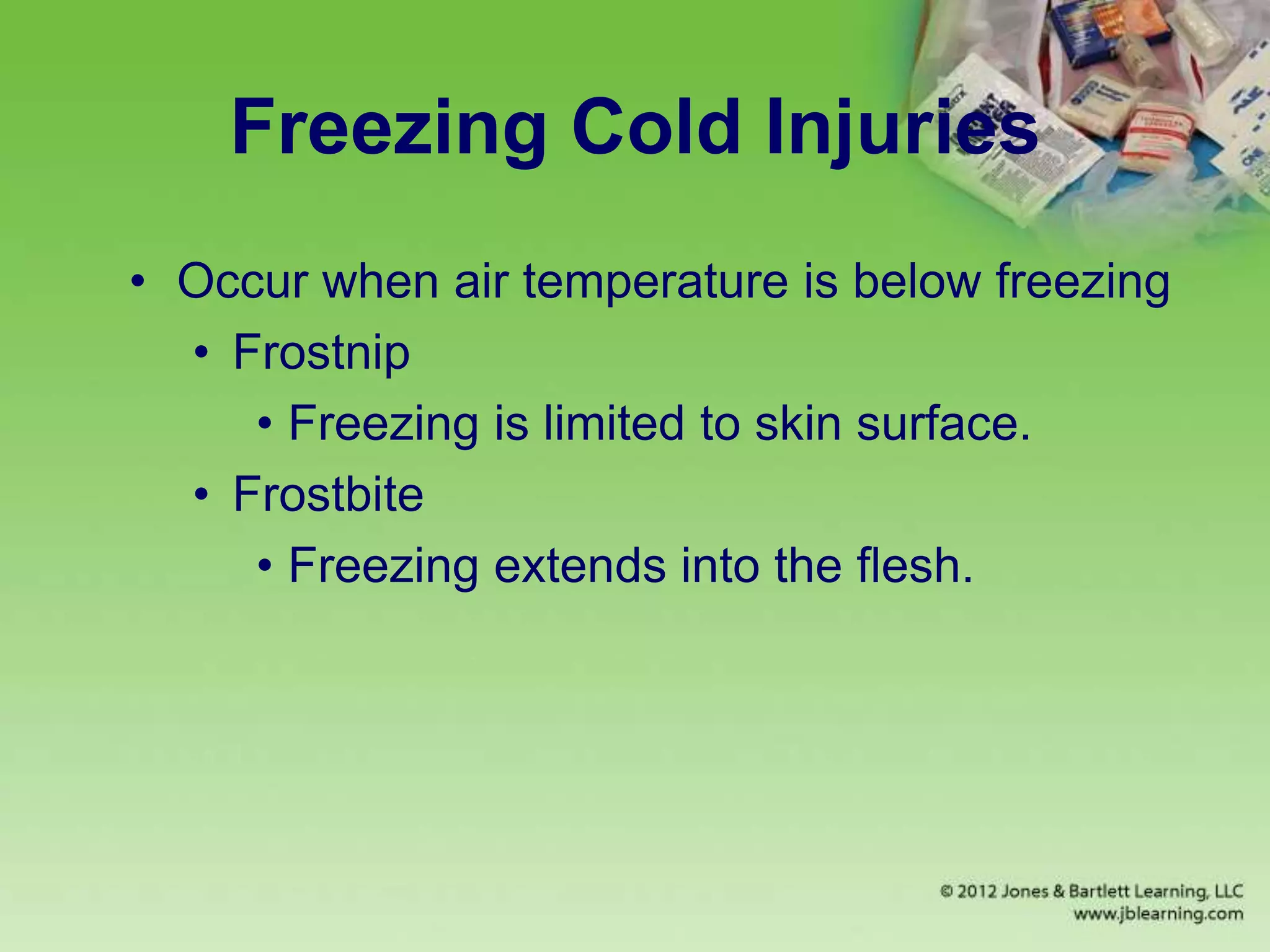 Chapter 20 Cold-Related Emergencies | PPTX